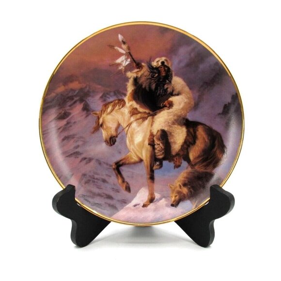 Franklin Mint | Art | Vintage 8s Franklin Mint Plate Porcelain Native ...